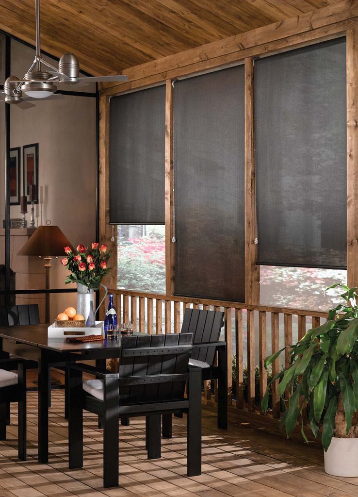 Get Summer Ready with Outdoor Shades - Behind the Blinds